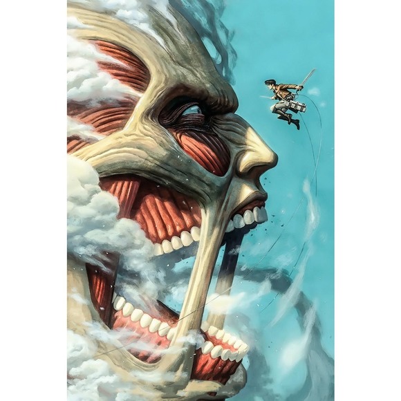 PosterGifts185 | Art | Attack On Titan Face Poster | Poshmark